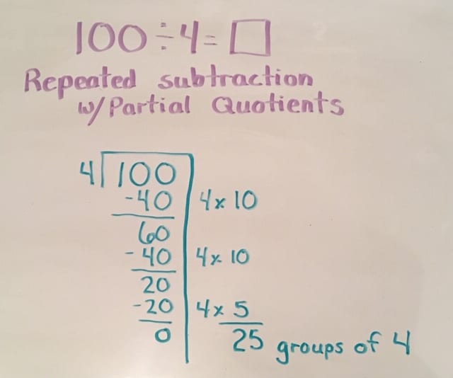 Division Basics Part 3: Repeated Subtraction and # Line | OK Math and ...